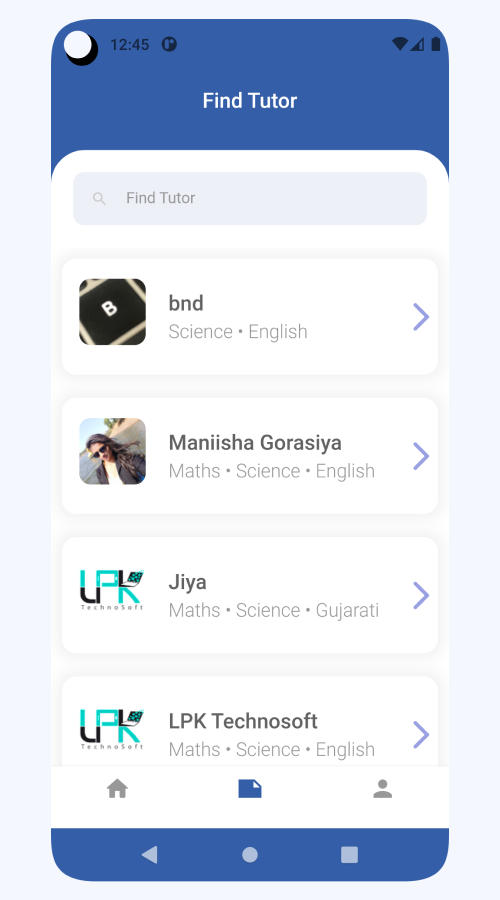 Tutor Finder - (Flutter + Admin Panel + UI) by LpkTechnosoft | CodeCanyon